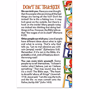 Moments With The Book Trick Or Treat? (Gospel Tract - Packet of 100 - NKJV)