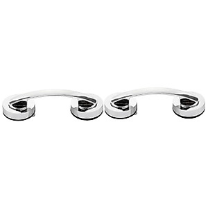 2pcs No Punch Handle Grip Shower Handle Support Grip Rail Bar with Suction Cup Suction Cup Handle Kitchen Knob Suction Handle Bar Glass Door Pull Suction Cup Door Handle