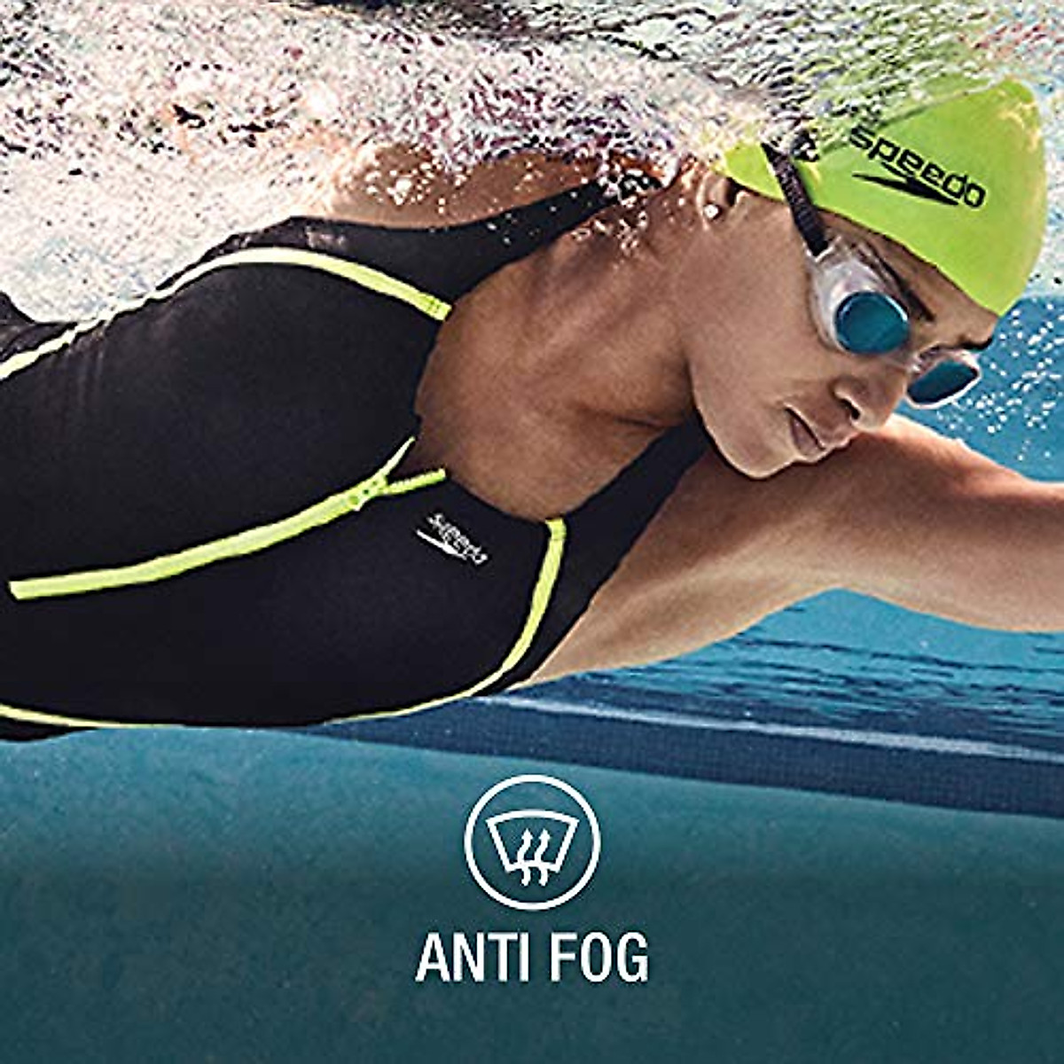 Speedo Unisex-Adult Swim Goggles Hydrospex Classic (UV Protection, Anti Fog)