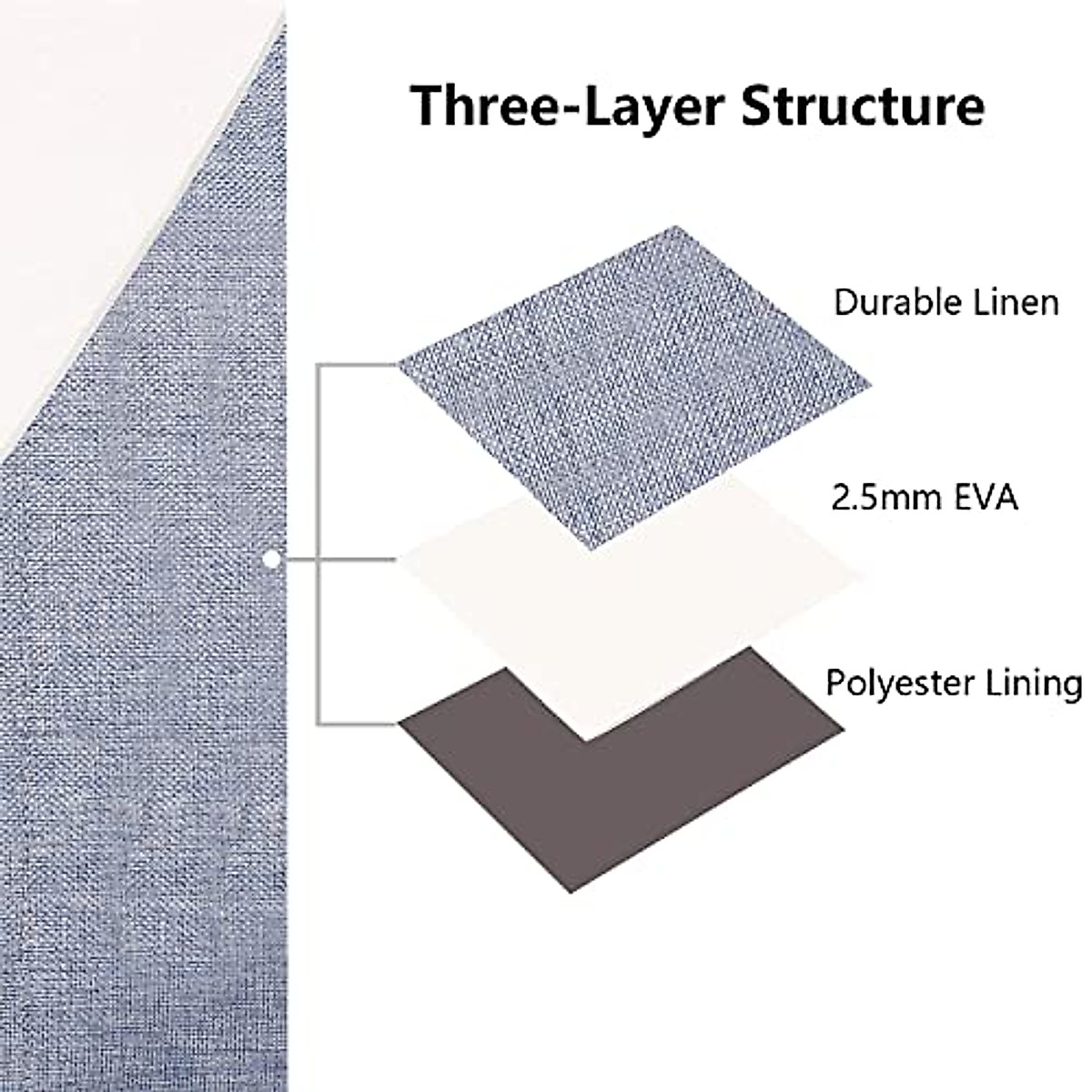 Geyecete Dog Toys Storage Bins Canvas Stitching pet Baskets,with Outside handle handle,Organizer Storage Basket for Sorting Toys, Clothes and Books-Blue/Khaki