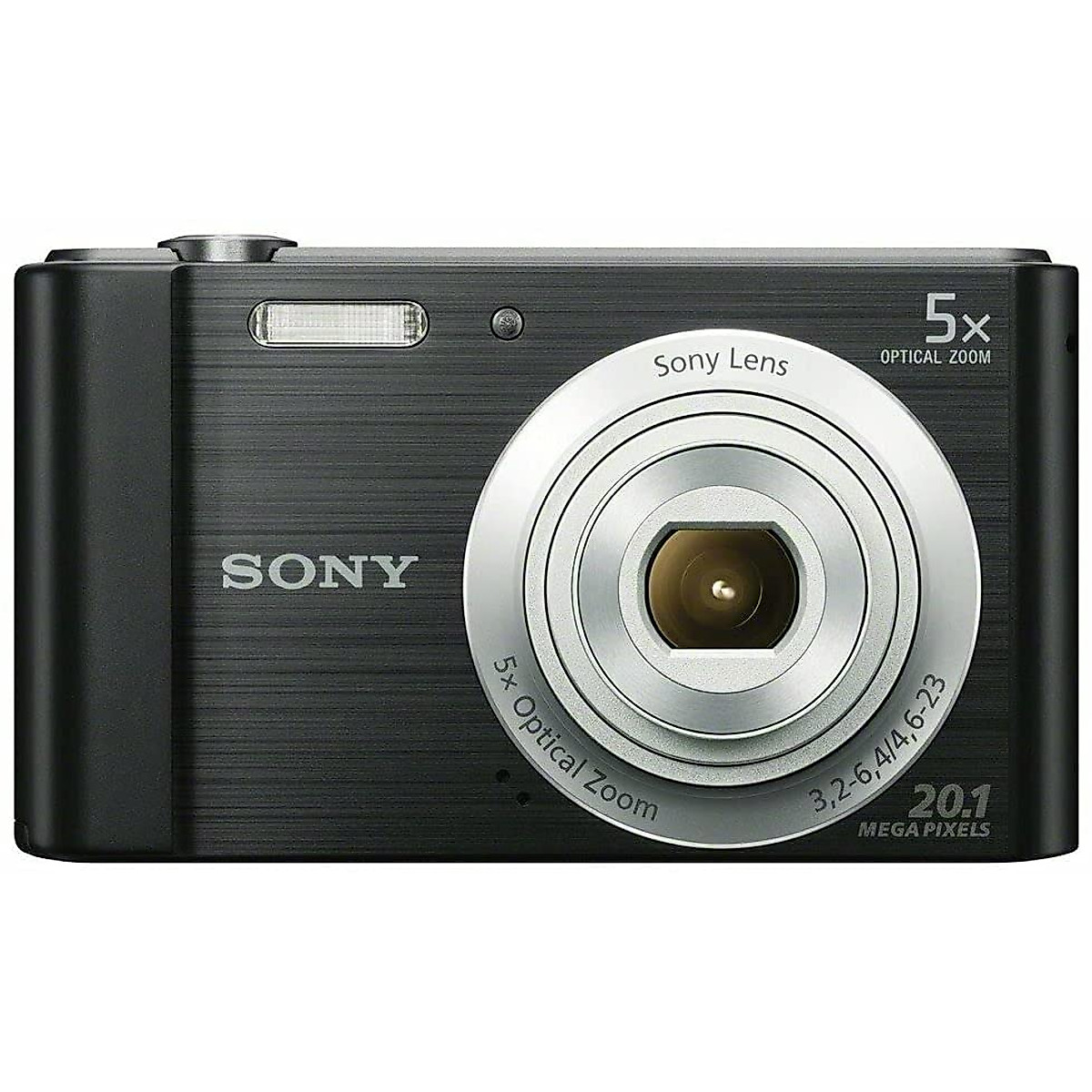 Sony W800/B 20.1 MP Digital Camera (Black) + 2X 32GB Memory Card Bundle