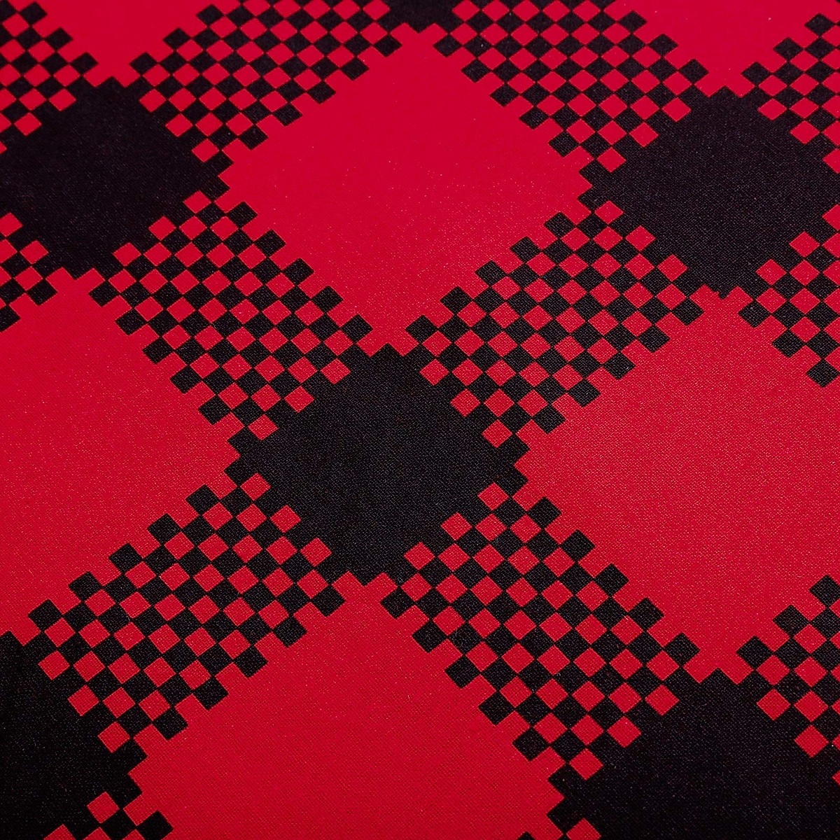 Aneco 3 Pack Christmas Cotton Buffalo Plaid Xmas Bags 23 by 17.5 Inches Large Size Drawstring Bag Stocking Storage Sack Present Party Favors Bags