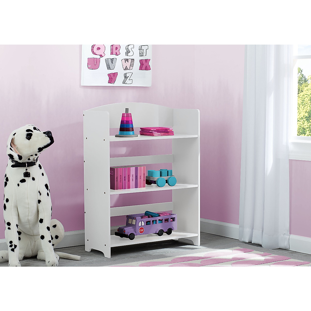Delta Children MySize Bookshelf, Bianca White