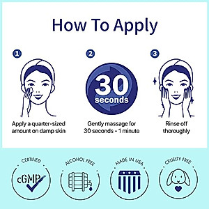 Ebanel Exfoliating Face Scrub Peeling Gel with Aloe, Honey, Peptides, 4.12 oz (122 ml)