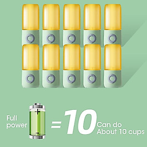 TANACC Portable Juice Blender Mini Mixer Hand Portable Blender Kitchen Electric Juicer Press Machin Lemon Squeezer Fruit Juicer Milkshake Manual Juicer