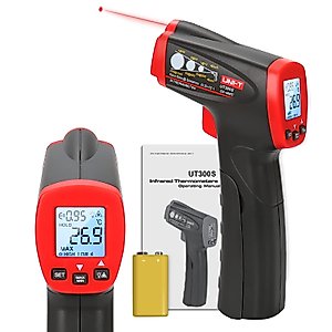 UNI-T UT300S Infrared Thermometer IR Non Contact Digital Laser Temperature Gun -25.6~752°F/-32~400°C for HVAC Home Repair & Maintenance, NOT for Human