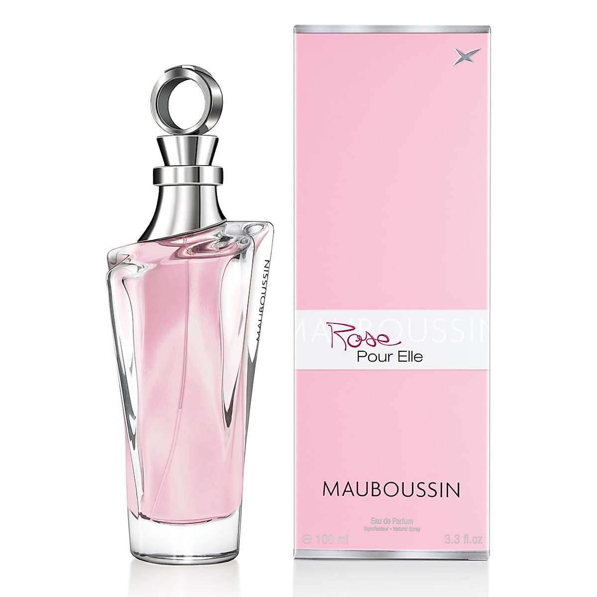 Mauboussin - Rose Pour Elle 100ml (3.3 Fl Oz) - Eau de Parfum for Women - Floral, Fruity & Fresh Scents