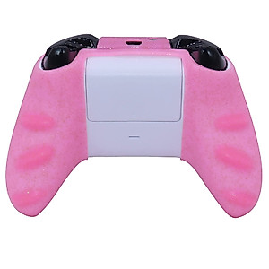 ROTOMOON Glitter Silicone Controller Skins for Xbox One with 8 Thumb Grips, Sweat-Proof Anti-Slip Controller Cover Skin Protector Compatible with Xbox One S/X Controller
