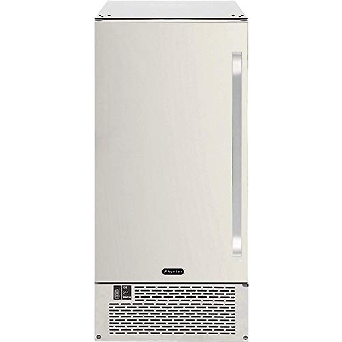 Whynter UIM-502SS Built-in/Freestanding Maker-50lb Capacity Clear Cube Ice Makers, One Size, Stainless Steel/Black