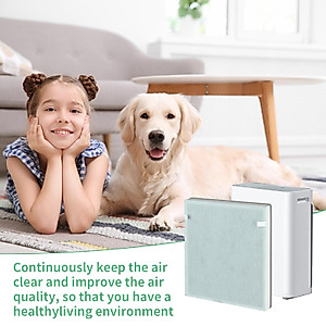 Breabetter 2-Pack H7123101 / H211 / H211S True HEPA Replacement Filter Compatible with Govee Purifier H7123 and Homvana Purifier H211/H211S, H13 True HEPA Filters