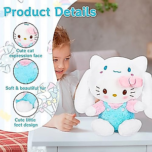 14 Inch Kitt Cinnamon Roll Plush Toys, Lovely Cartoon Soft Stuffed Animals Pillow Doll, Perfect Anime Plush Figure Toy, Birthday Party Favor Gift for Girls Boys Kids Anime Fans