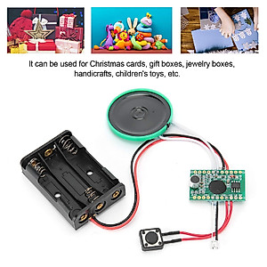 Heayzoki Voice Module,Audio Module DIY Greeting Card Chip Recordable Voice Sound 4min Record Audio Card with Light Sensor Function