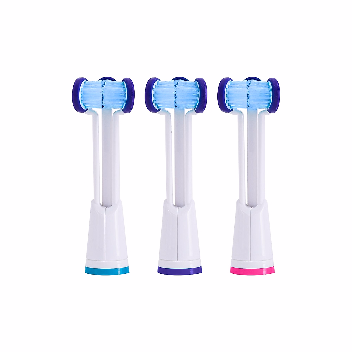 Compatible with Philips Sonicare® ONLY- Three Headed Replacement Toothbrush Heads - Fits ONLY Sonicare Models: DiamondClean, Flexcare+, HealthyWhite+, 2 Series Plaque Control (Soft Bristles - 3 Pack)