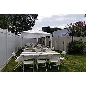 GOJOOASIS Canopy Tent Wedding Party Tent 10' x 30' with 8 Removable Walls Outdoor Gazebo