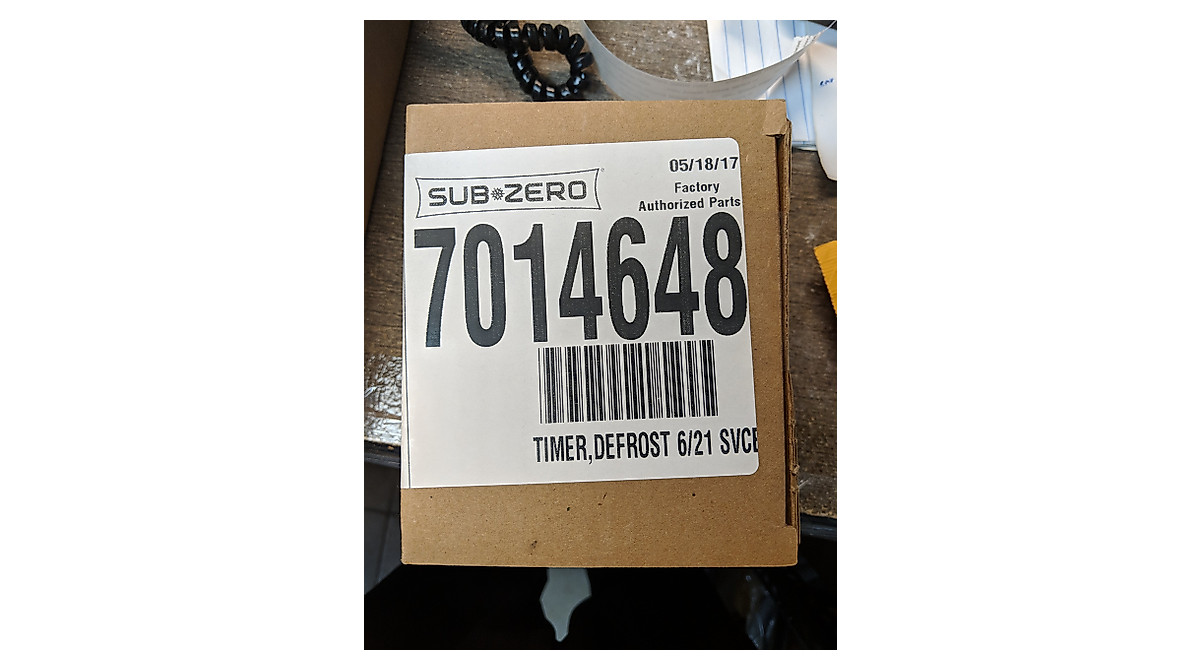 SUB-ZERO Refrigerator Defrost Timer OEM 7014648 - Replace & Restore
