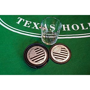 Humutan Real Projectile American Flag Whiskey Rocks Glass – Hand Blown Glasses – 8 Oz Old Fashioned Glass for Scotch, Bourbon or Whiskey – .308 Bullet Whiskey Glass