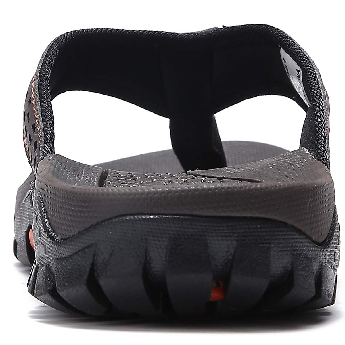 KIIU Mens Flip Flop Indoor and Outdoor Thong Sandals Beach Slippers Brown 2, 11 Men