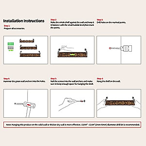Serwrsw Small Moon Phase Shelf Set of 3 Sizes, Floating Book Plant Shelves for Wall Storage Decor, Rustic Wall Mounted Shelves for Bedroom Living Room Kitchen Laundry Bathroom