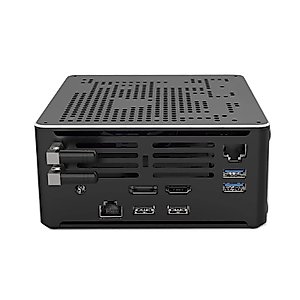 VENOEN 10th Core i7 10750H Mini PC Windows 11, 32GB DDR4 RAM 512GB NVME SSD, HD2.0, DP, 4K Output, RJ45 LAN, Type C,9260AC WiFi, BT5.0, Security Lock, Wake on Power, Small Computer, Gaming/Office Use