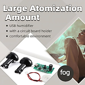 EC Buying 3Pcs USB Humidifier Module USB Spray Module Circuit Board Atomization Module 5V Atomization Plate Circuit Board Atomization Module Atomizer DIY Incubation Experimental Equipment
