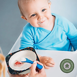 BeeBon Beauty Home Bamboo Bowls for Kids, Super Cute - Easy to Clean - Eco Friendly Kids Bowls, Non Toxic - BPA Free - Dishwasher Safe Bamboo Bowl, Perfect Size Toddler Bowls, 14 Oz, 4 Pack