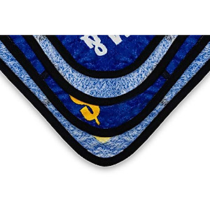 JUST FUNKY Jeopardy Game Board Large Fleece Throw Blanket | Jeopardy Board Design Soft Blankets and Throws | Official Jeopardy Throw Blankets | Measures 60 x 45 Inches