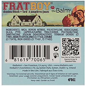 theBalm FratBoy - Shadow/Blush - Natural Rosy Glow, Even & Smooth Texture
