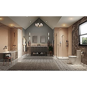 Croydex Mallard Single Door, Recessed or Surface Mount, Hang 'n' Lock Easy Installation Medicine Cabinet, 15W x 26H, Aluminum