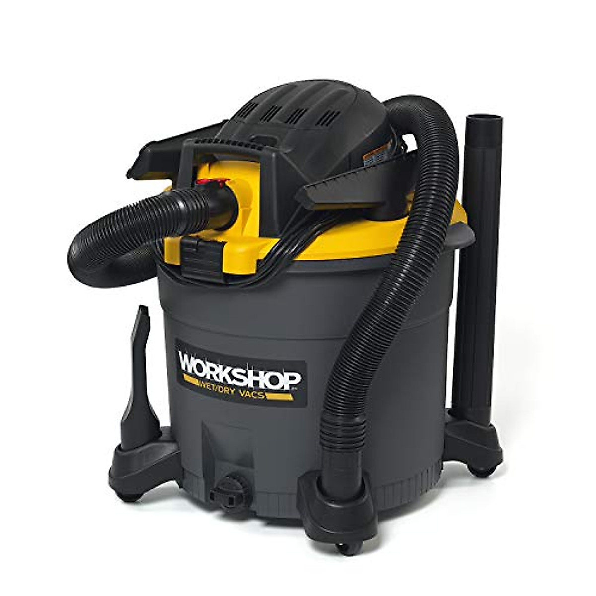 WORKSHOP Wet/Dry Vacs Vacuum WS1600VA High Capacity Wet/Dry Vacuum Cleaner, 16-Gallon Heavy-Duty Shop Vacuum Cleaner, 6.5 Peak HP Wet and Dry Vacuum