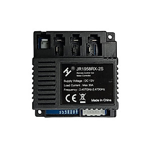 2.4G Bluetooth Remote Control and JR1958RX-2S Receiver Control Box Mother Board for Kids Powered Wheels Children Electric Ride On Car Replacement Parts