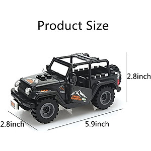 Ulanlan Building Set - Military Vehicle with 8 Mini Soldiers, 70+ Weapons & Accessories, Army Building Toys for Kids & Boys 6+