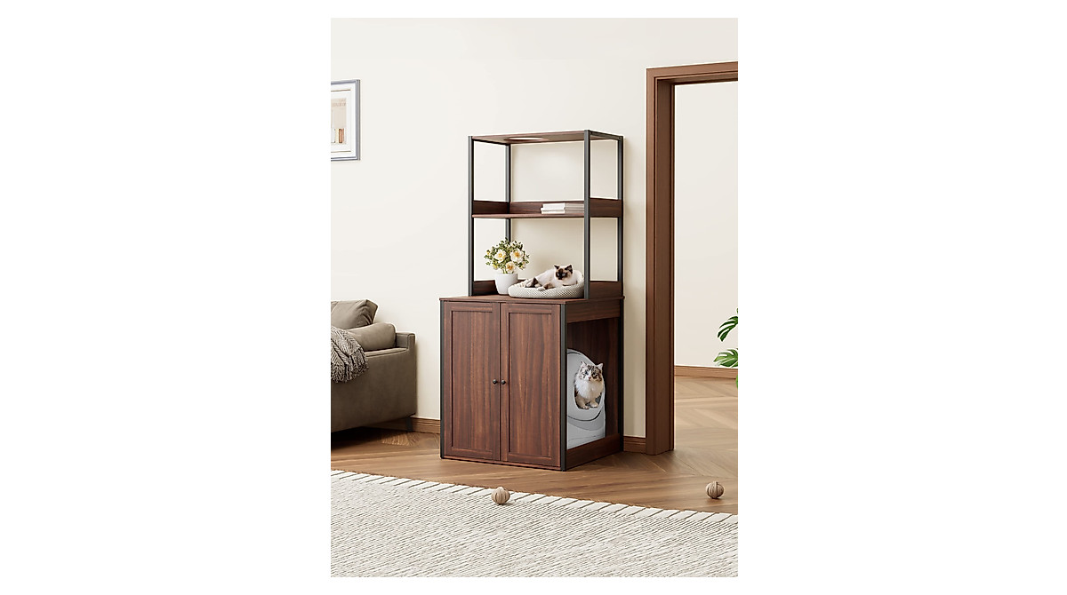 MOOLIVE Stylish Large Litter Box Enclosure for Cats