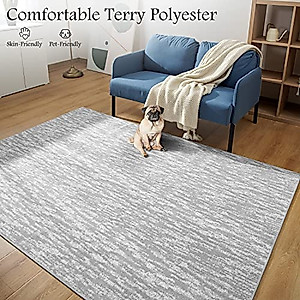tchdio 5x7 Area Rugs-Washable Rug-Modern Abstract Area Rugs for Living Room Bedroom Dinning Room Laundry Room Study Room