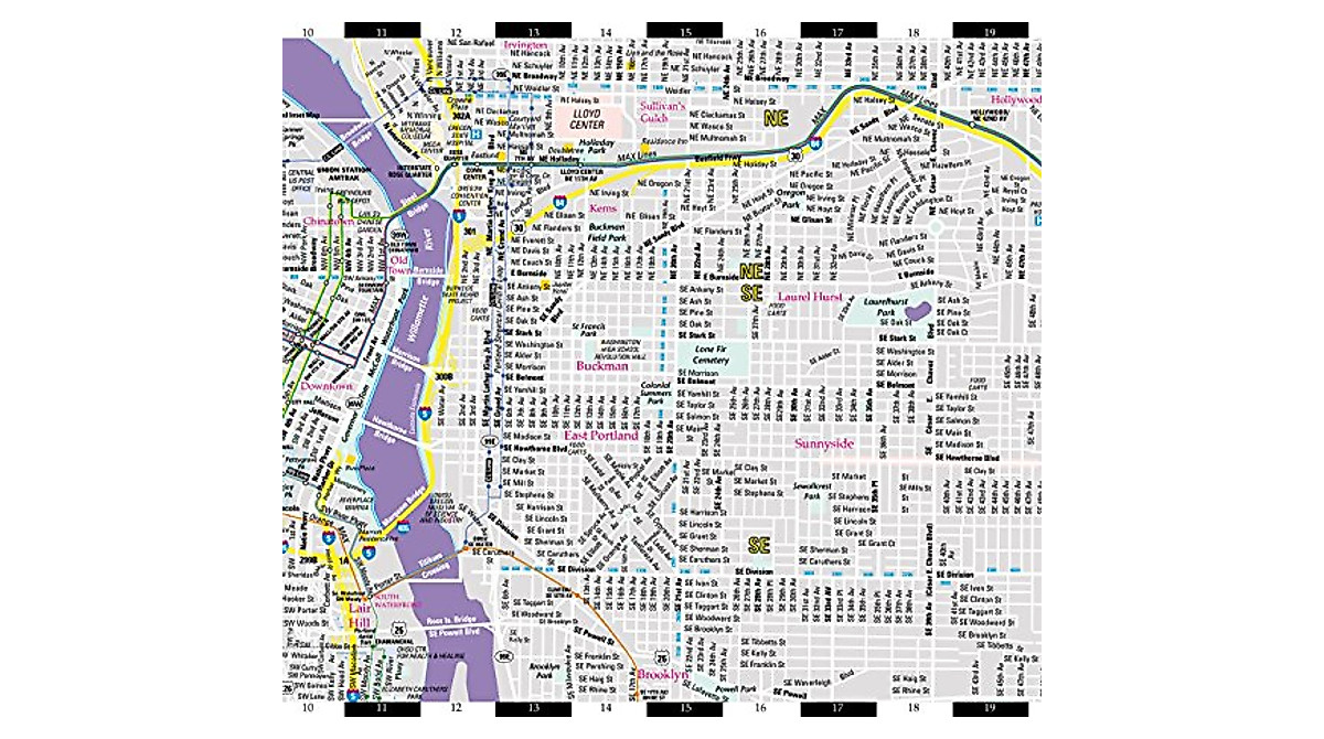Streetwise Portland Map - Navigate Portland Easily