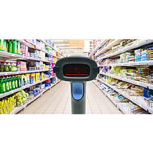 UNITECH America MS836 1D Laser Handheld Barcode Scanner, Wired Corded, USB Cable, Plug and Play, MS836-SUCB00-SG (Stand is Sold Separately)