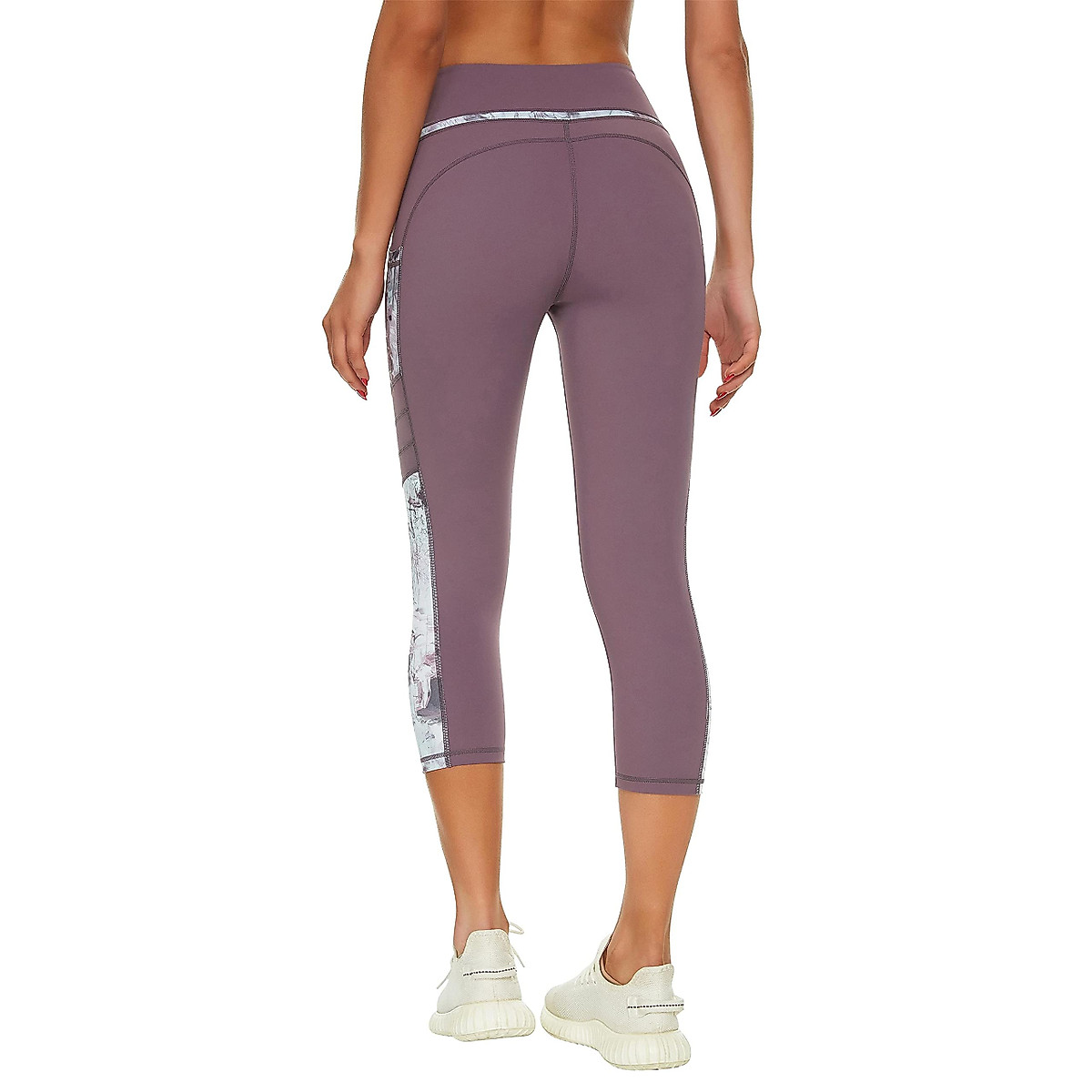 Sugar Pocket Women's High Waist Yoga Pants with Pockets，Workout Running Yoga Leggings for Women S