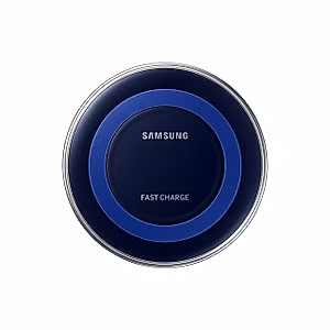 SAMSUNG Qi Certified Fast Charge Wireless Charger Pad (Special Edition) - US Version - Black/Blue