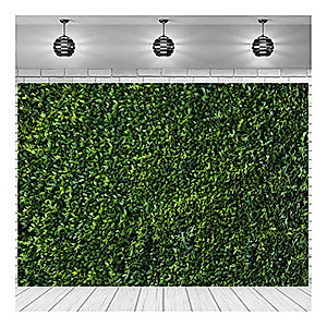 XLL Nature Spring 3D Green Leaves Photography Backdrops Newborn Baby Shower Photo Background Wall Art Wedding Birthday Party Decoration Banner Studio Props Cake Table Booth 9x6ft 9x6FT 270CM X 180CM）
