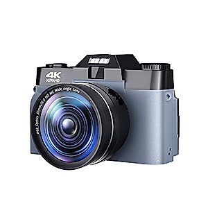 Camera 48MP Camera Digital WiFi 4K Vlogging Camera 16X Zoom Digital Camera Gift for Friends Family Restoring Ancient Ways Digital Camera (Size : Nocard, Color : A)