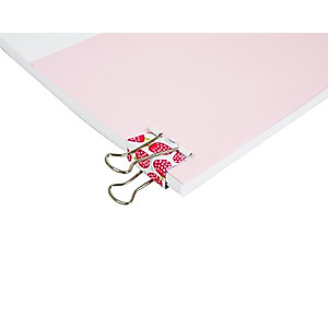 Cute Decorative Binder Clips - Best for Home and Office - Binds and Keeps Stack of Papers Fastened - Organize Papers Beautifully, Neat and in a Fun Way - Medium Size 1" - 32 Pack - Makes A Great Gift