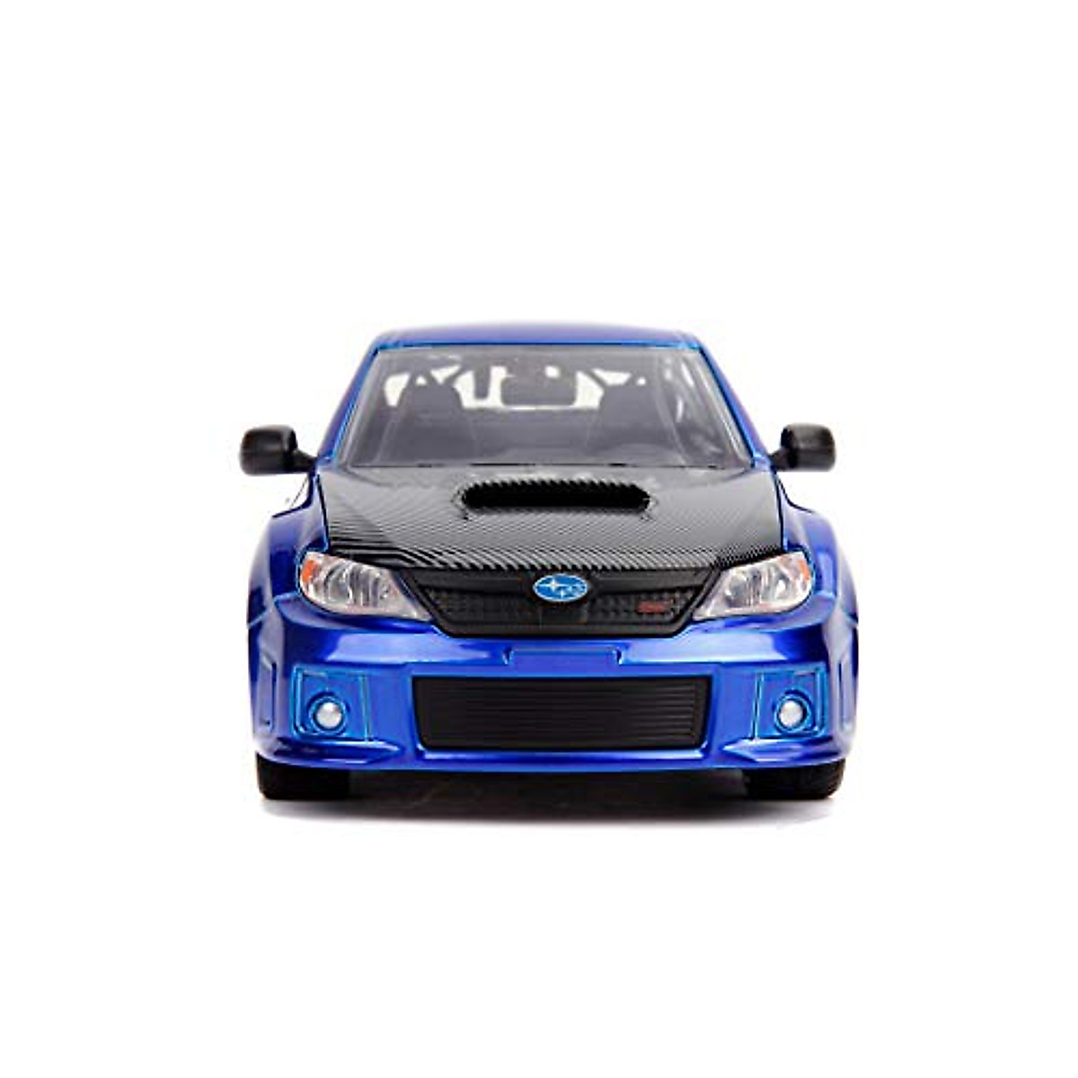 Jada Toys Rubber Tires 1:24 Fast & Furious - Brian's Subaru Impreza WRX STI, Blue (99514)
