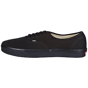 Vans Unisex Authentic Black/Black Canvas VN000EE3BKA Mens 11, Womens 12.5