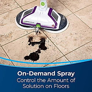 Bissell SpinWave PET Hard Floor Spin Mop, 20399 ,White/Black