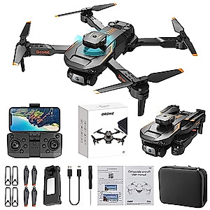 Drone With Camera For Adults, Foldable Fpv Drone With Electrionic Regulation Dual 1080p Wifi Camera Gesture Control Rc Quadcopter For Kids Adults