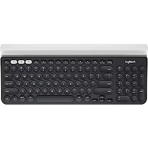 logitech K780 Multi-Device Wireless Keyboard for Computer, Phone and Tablet (Renewed)