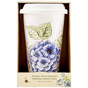 Lenox 846844 Butterfly Meadow Blue Thermal Travel Porcelain Mug