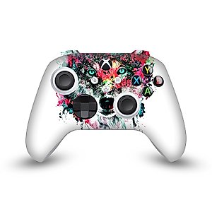 Head Case Designs Officially Licensed Riza Peker Wolf Art Mix Vinyl Sticker Gaming Skin Decal Cover Compatible With Xbox Series X/S Controller
