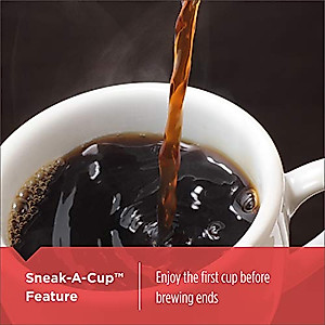 BLACK+DECKER 12-Cup Mill and Brew Coffeemaker, Black, CM5000B