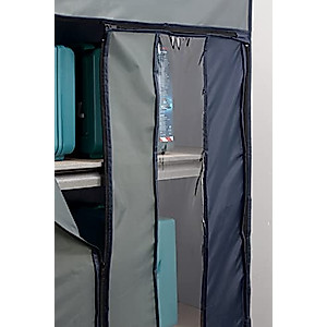 StorageMax Deluxe Rack Cover – Choose Between Rack Covers That fit 36”W x 18”D x 72”H or 48”W x 24”D x 72”H - Heavy Duty Dustproof Storage Rack Cover for Wire Shelving, Boltless Shelving