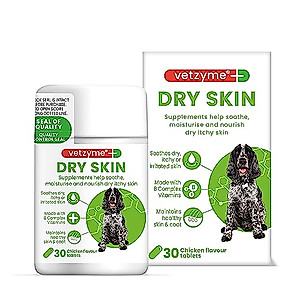 Vetzyme Dog Dry Skin with Evening Primrose